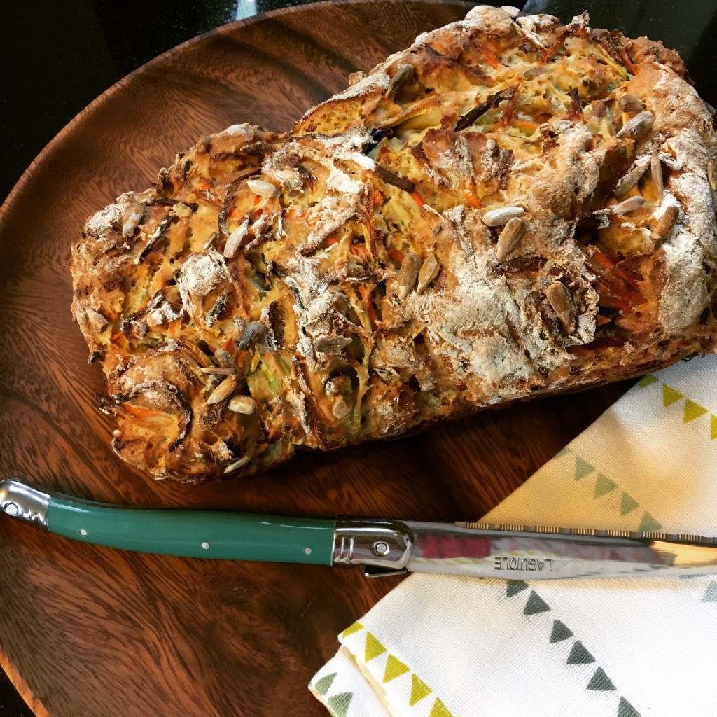 Rustic Courgette, Carrot & Seeded Loaf - Sustarian Living