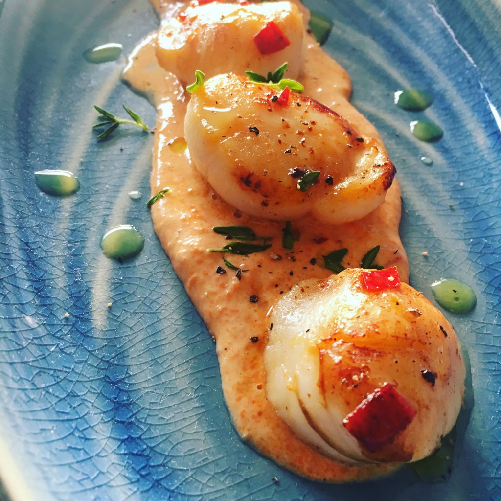 Seared Rye Bay Scallops - Sustarian Living